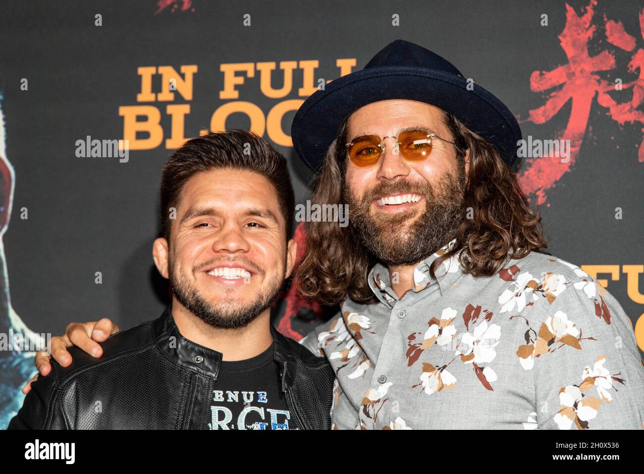 Los Angeles, USA. 14th Oct, 2021. Henry Cejudo, Jacob Stein attend ...
