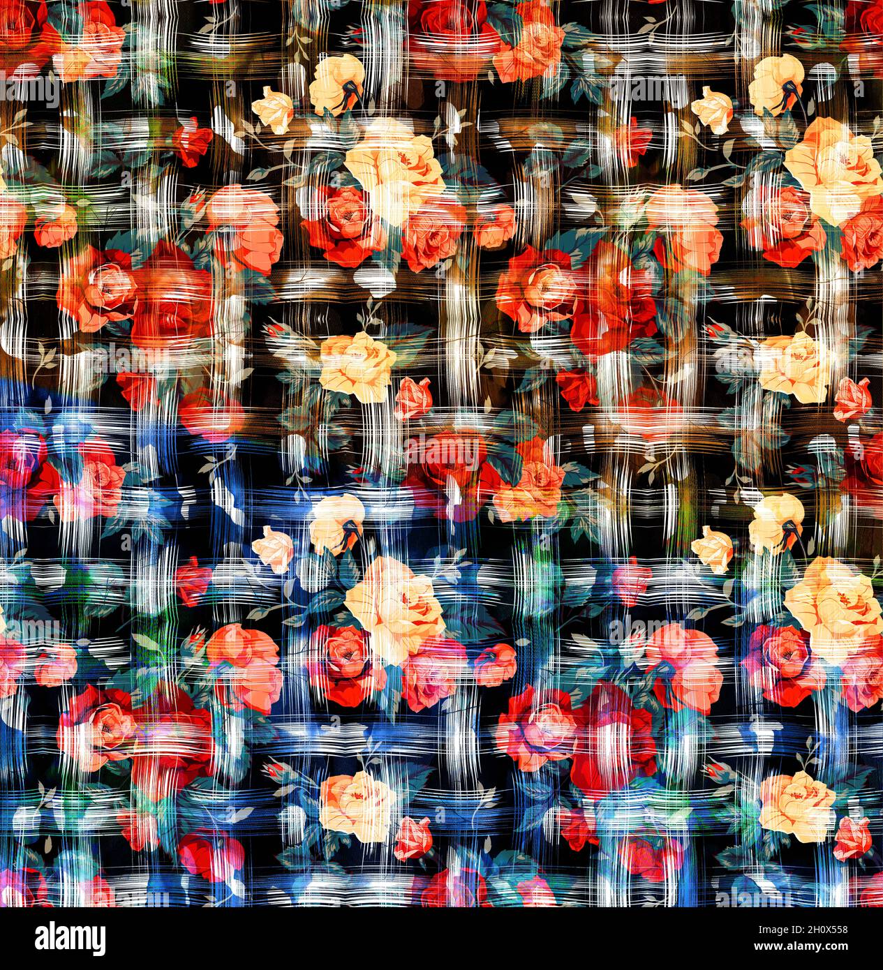 textile fashion prints, modern designs Stock Photo - Alamy