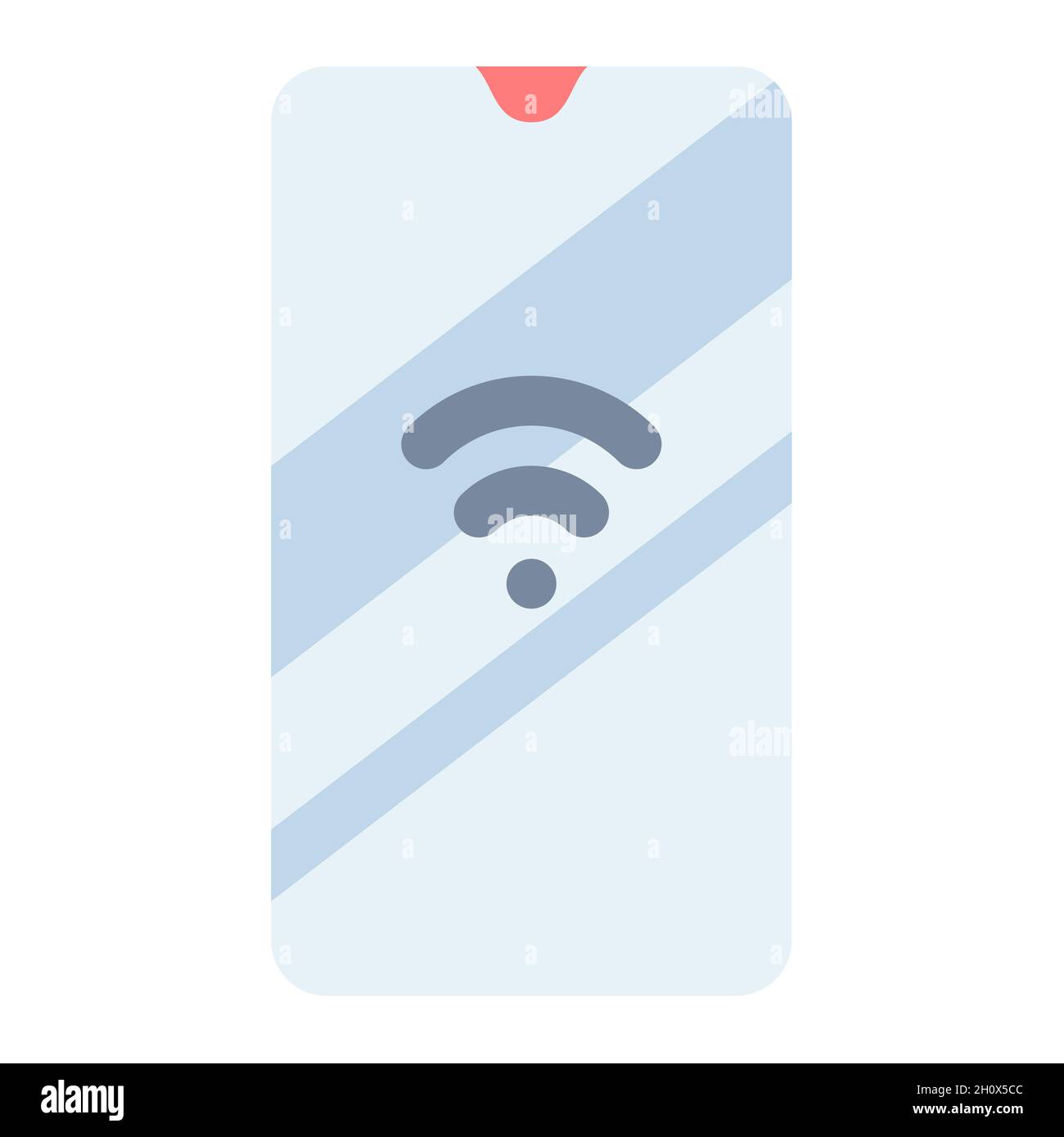 smartphone electronic iot single isolated icon with flat style vector ...