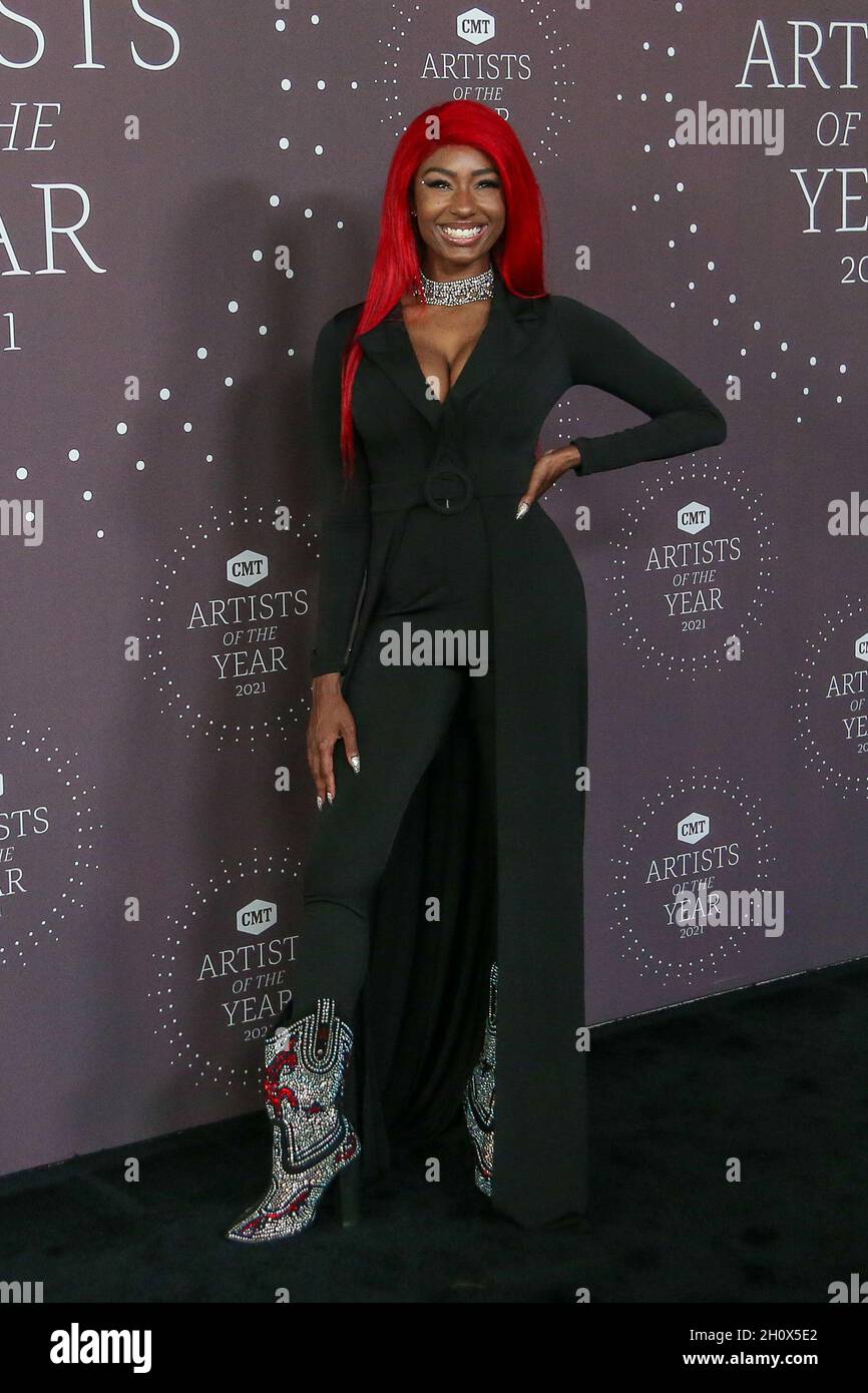 October 13, 2021, Nashville, Tennessee, United States: Singer Reyna ...