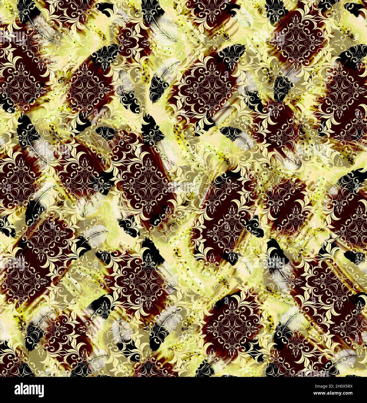 textile fashion prints, modern designs Stock Photo - Alamy