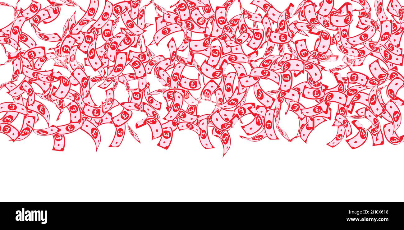 Pound notes floating Stock Vector Images - Alamy
