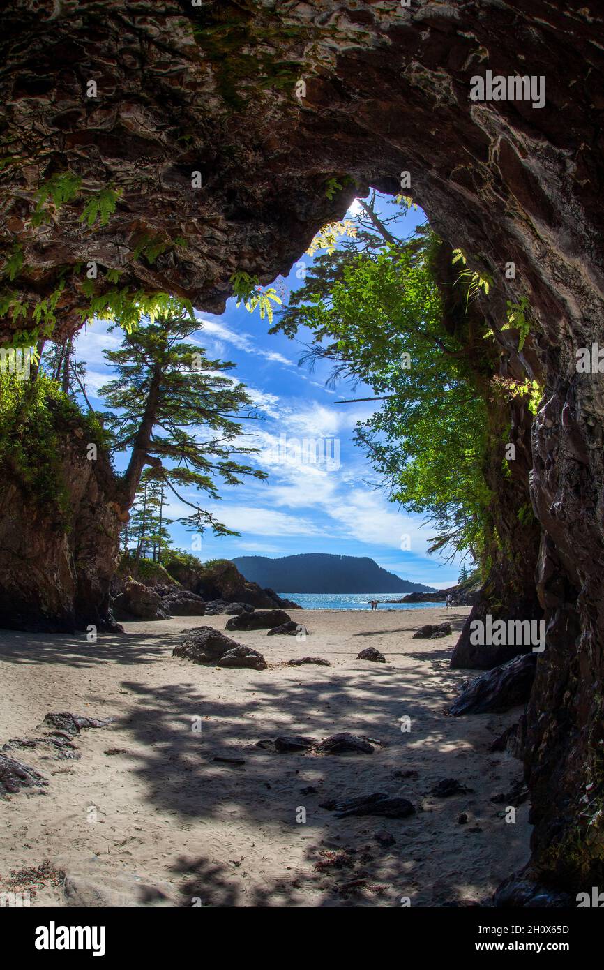 Beach at San Josef Bay, Cape Scott Provincial Park, Vancouver Island ...