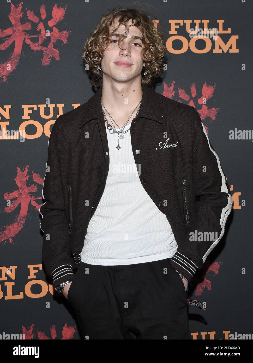 Los Angeles, USA. 14th Oct, 2021. Vinnie Hacker arrives at the Olympic ...