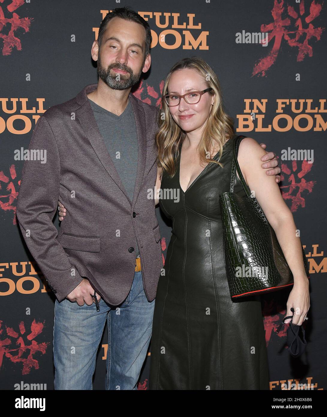 Los Angeles, USA. 14th Oct, 2021. (L-R) Calvin Black and Wife arrives ...