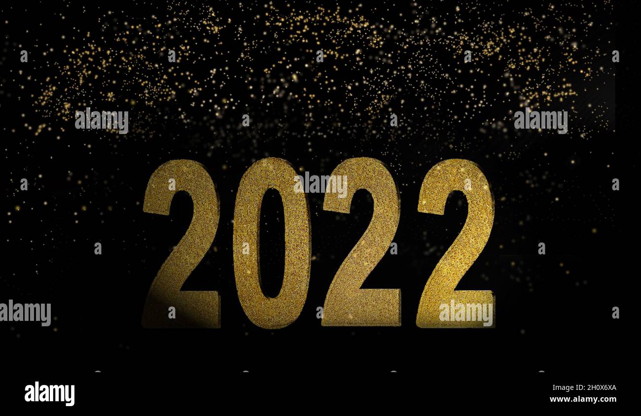 Golden number 2022 new hi-res stock photography and images - Alamy