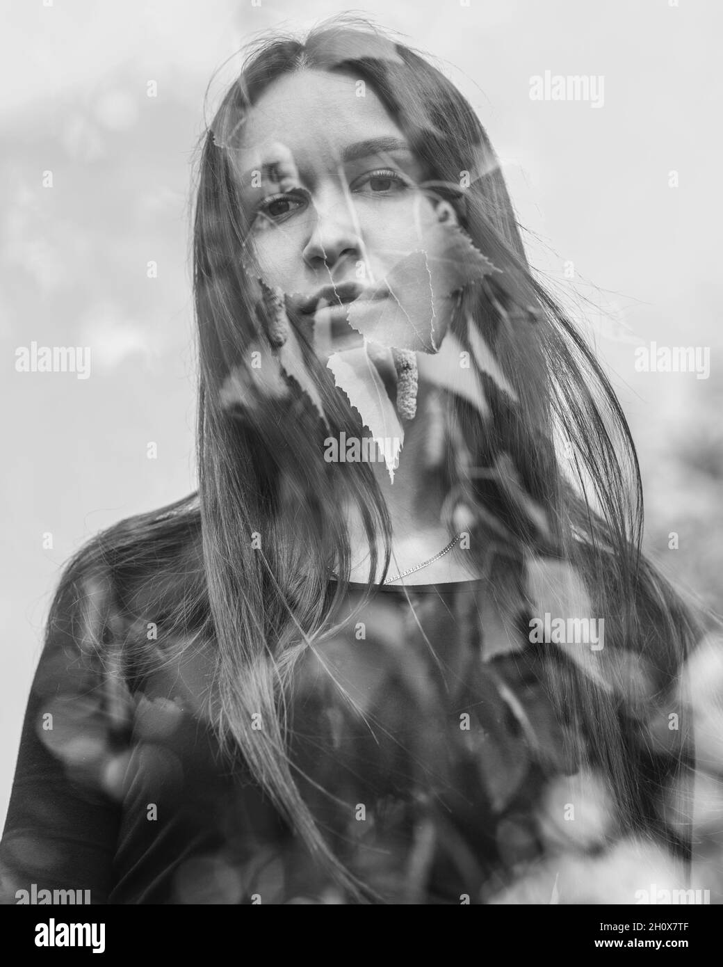 Double exposure nature hi-res stock photography and images - Alamy