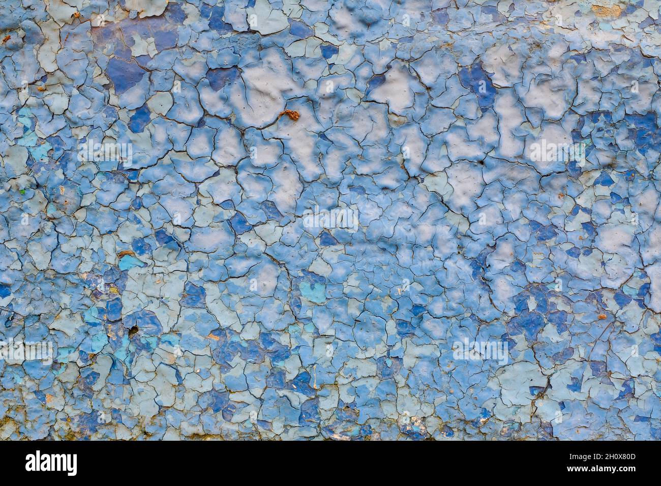 stone wall with old blue paint. High quality photo Stock Photo - Alamy