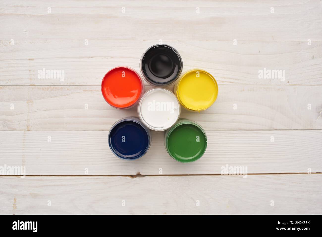 watercolor paint notepad pencils art drawing Stock Photo - Alamy