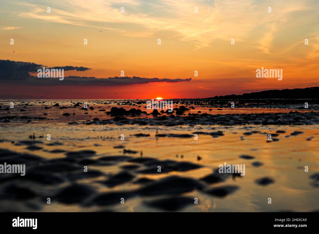Worthing, UK. 14th Oct, 2021. General view of Worthing Beach during ...