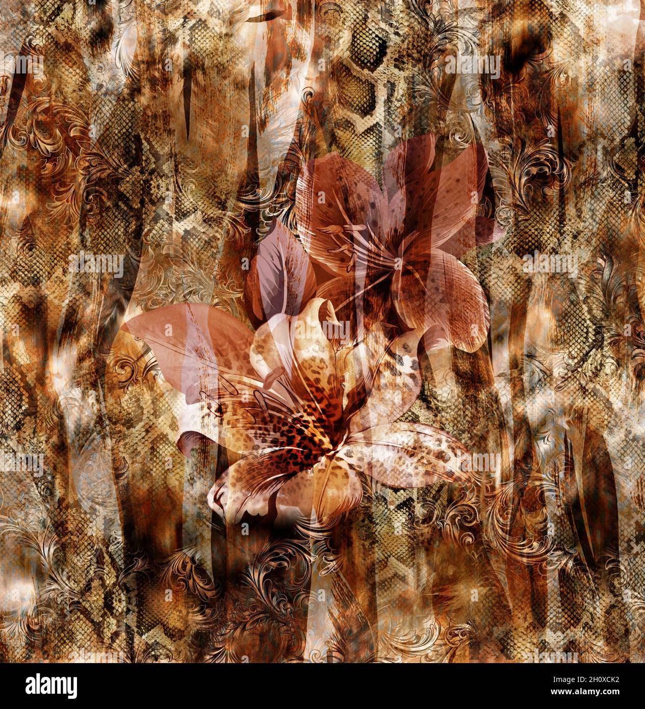 textile fashion prints, modern designs Stock Photo - Alamy