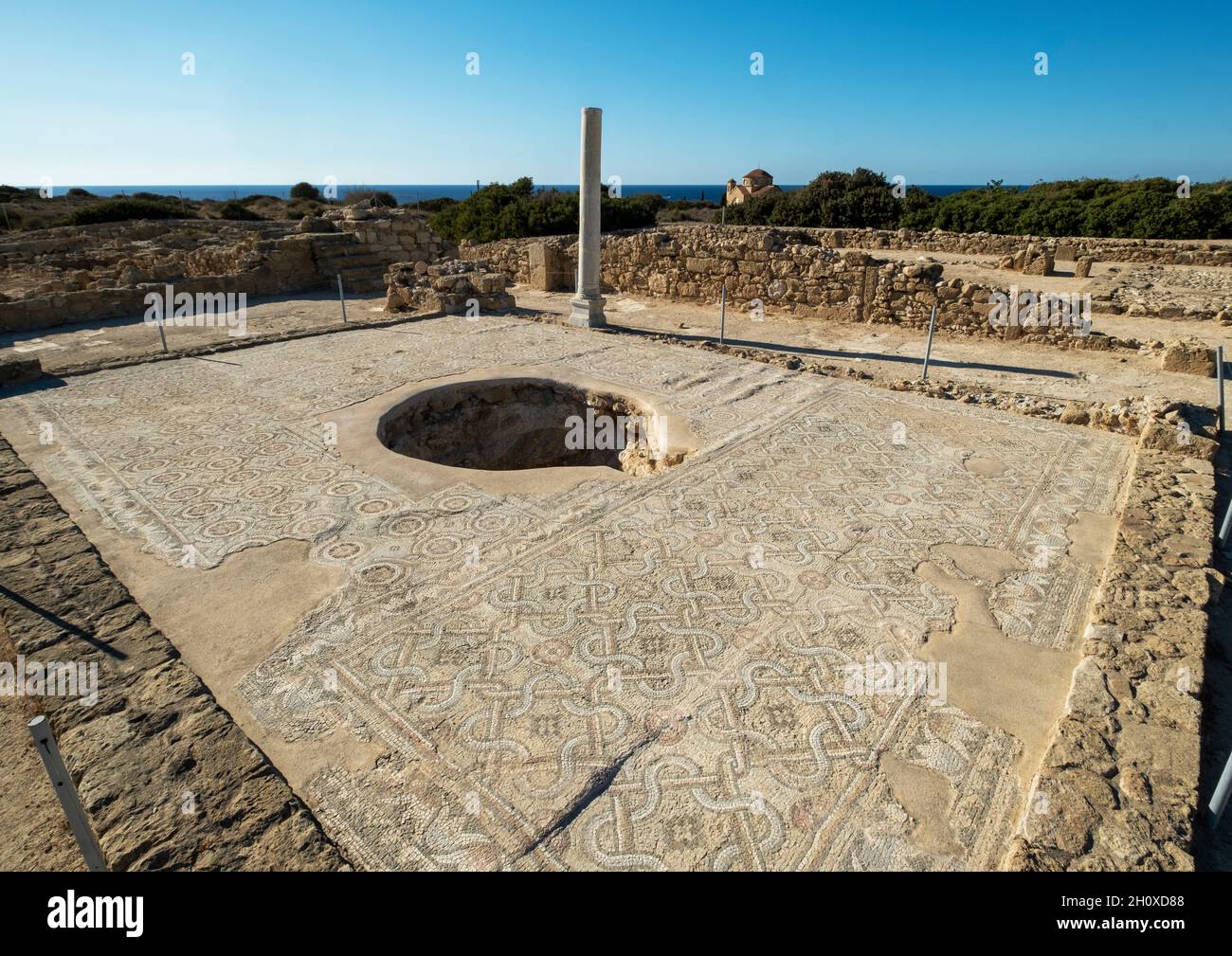 Roman bath at the Archaeological Site of Agios Georgios Pegeia, Paphos ...