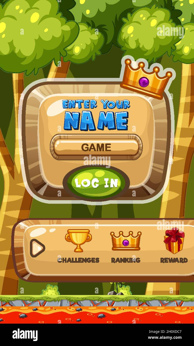 Enter your name Stock Vector Images - Alamy