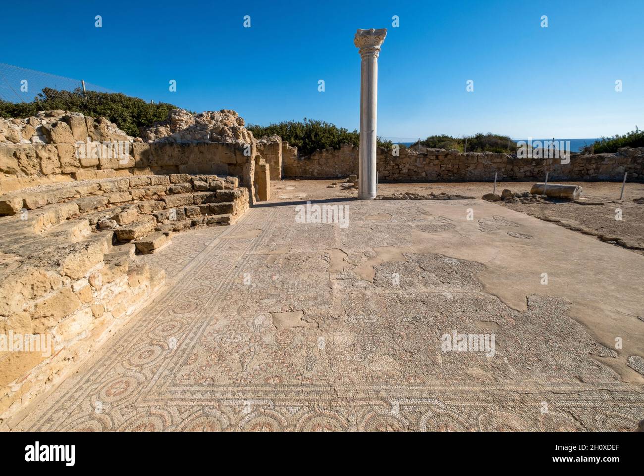 Archaeological Site of Agios Georgios Pegeia, Paphos region, Cyprus ...