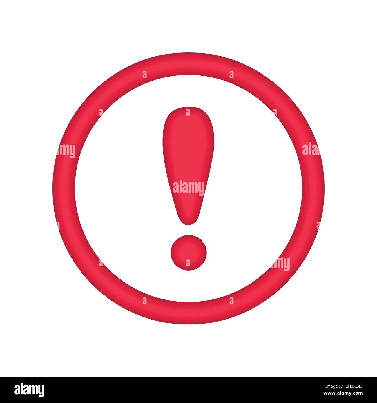 Exclamation vector icon attention logo warning speech bubble important ...