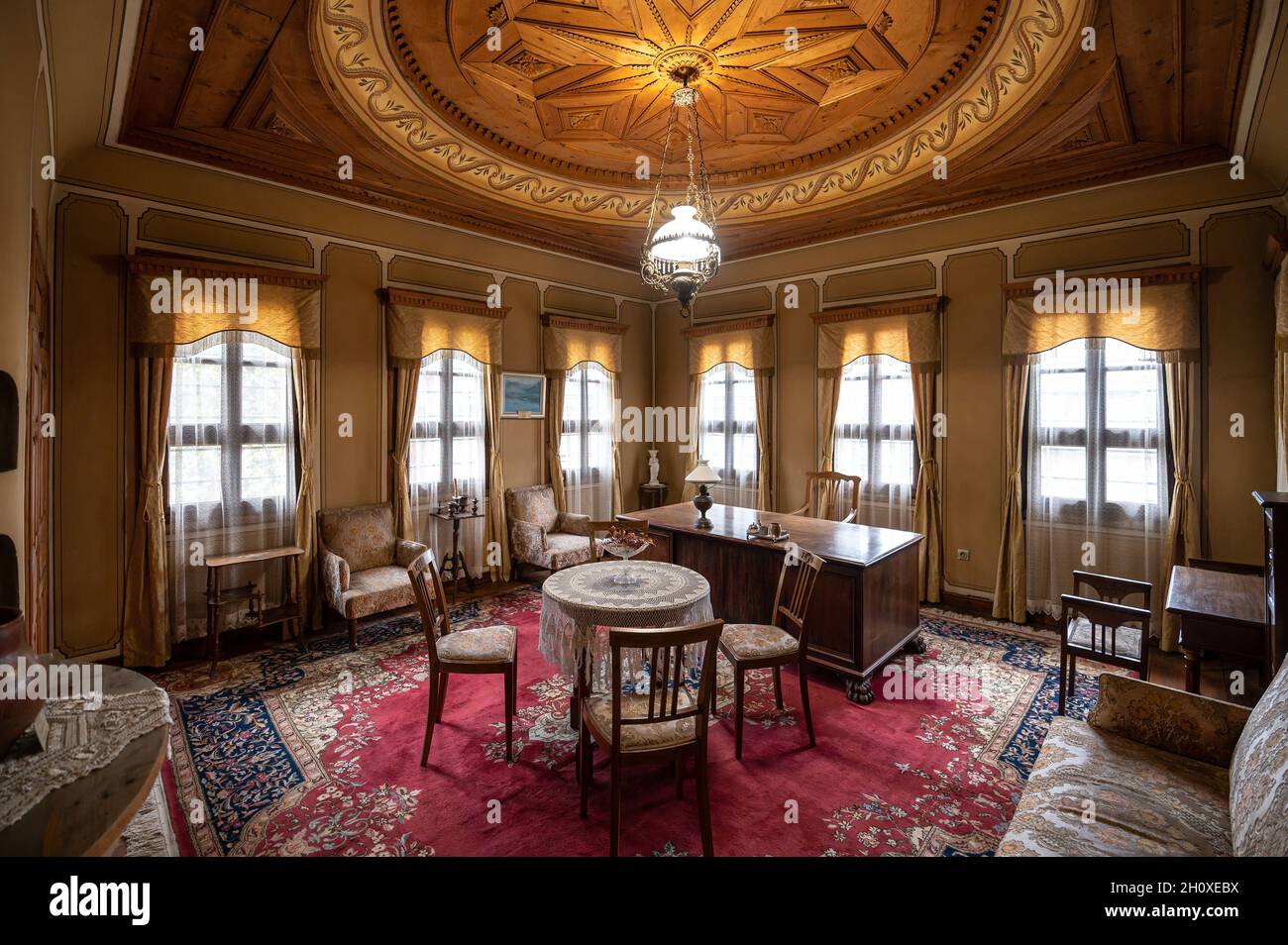 Plovdiv, Bulgaria. Interior of Balabanov House. One of the most ...