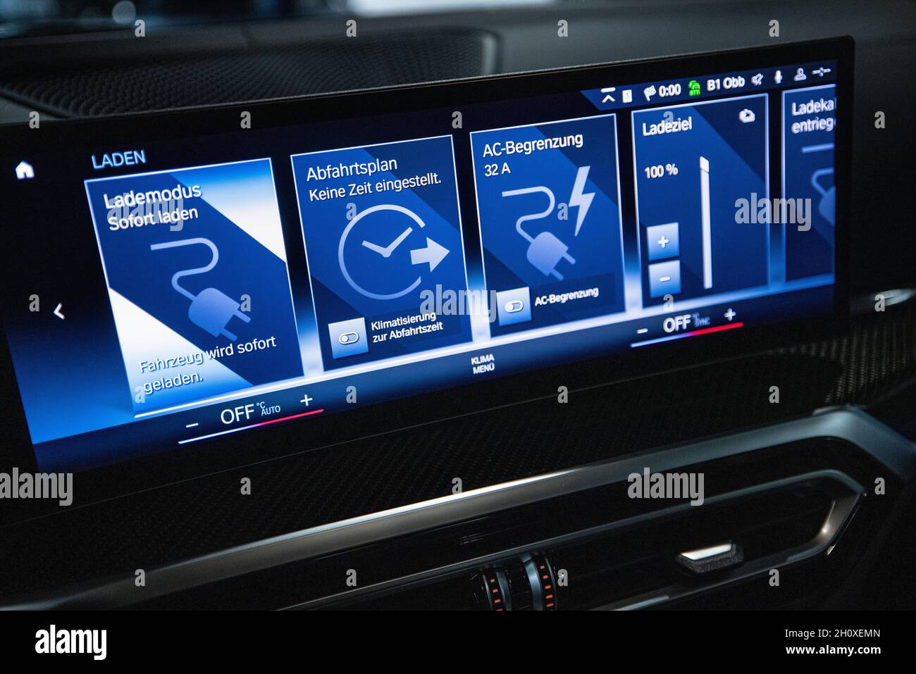 Garching, Germany. 29th Sep, 2021. Various charging options are seen on ...