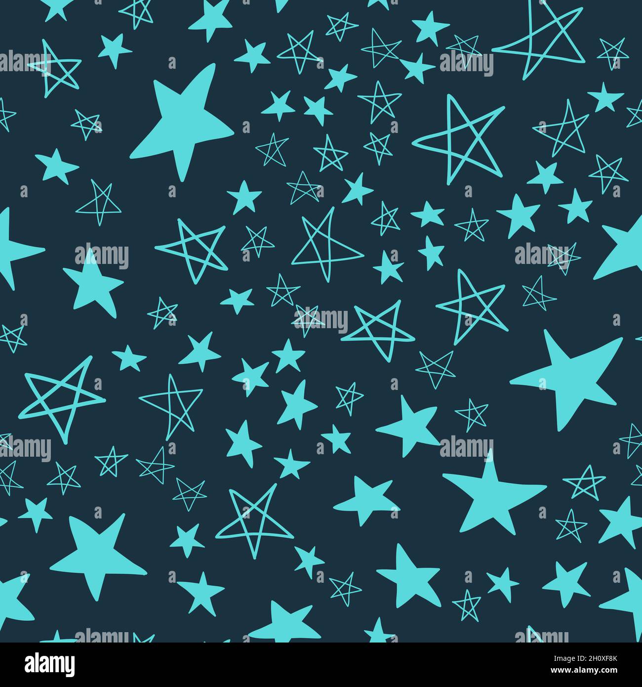 Seamless pattern, star asterisk, vector illustration design with star ...
