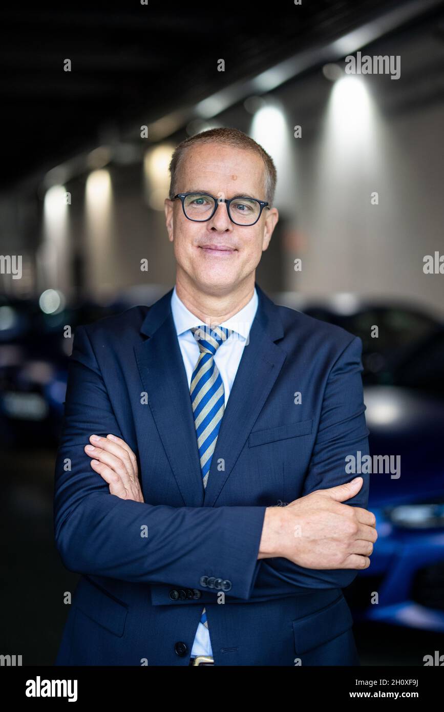 Garching, Germany. 29th Sep, 2021. Frank Weber, BMW's Chief Development ...