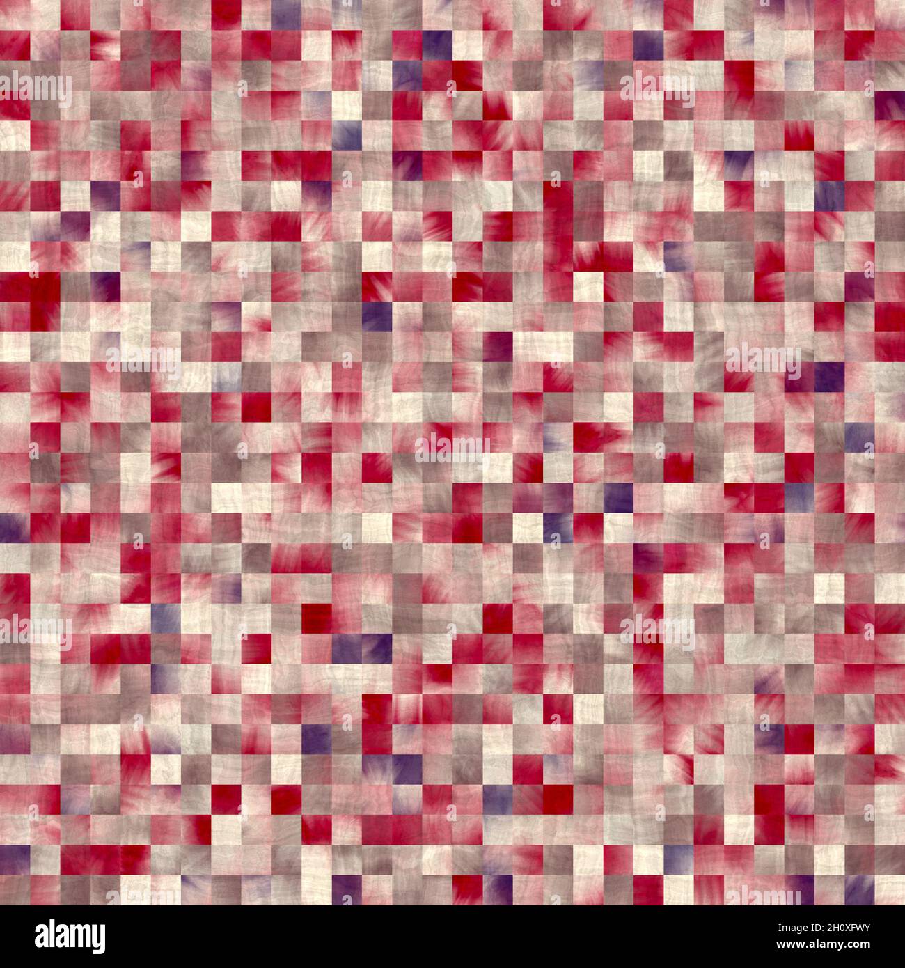 Seamless square tile faux wall mosaic pattern for surface design and ...