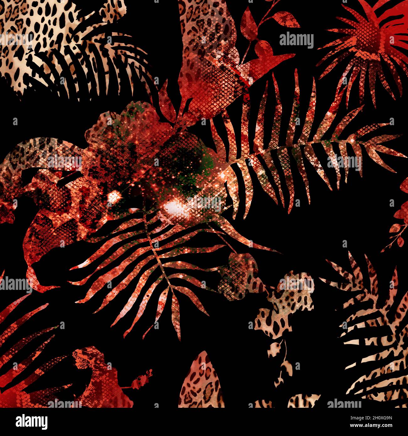 textile fashion prints, modern designs Stock Photo - Alamy