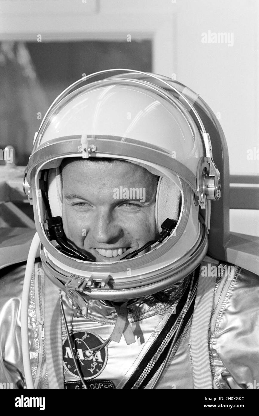 (1963) --- Astronaut L. Gordon Cooper Jr., prime pilot for the Mercury ...