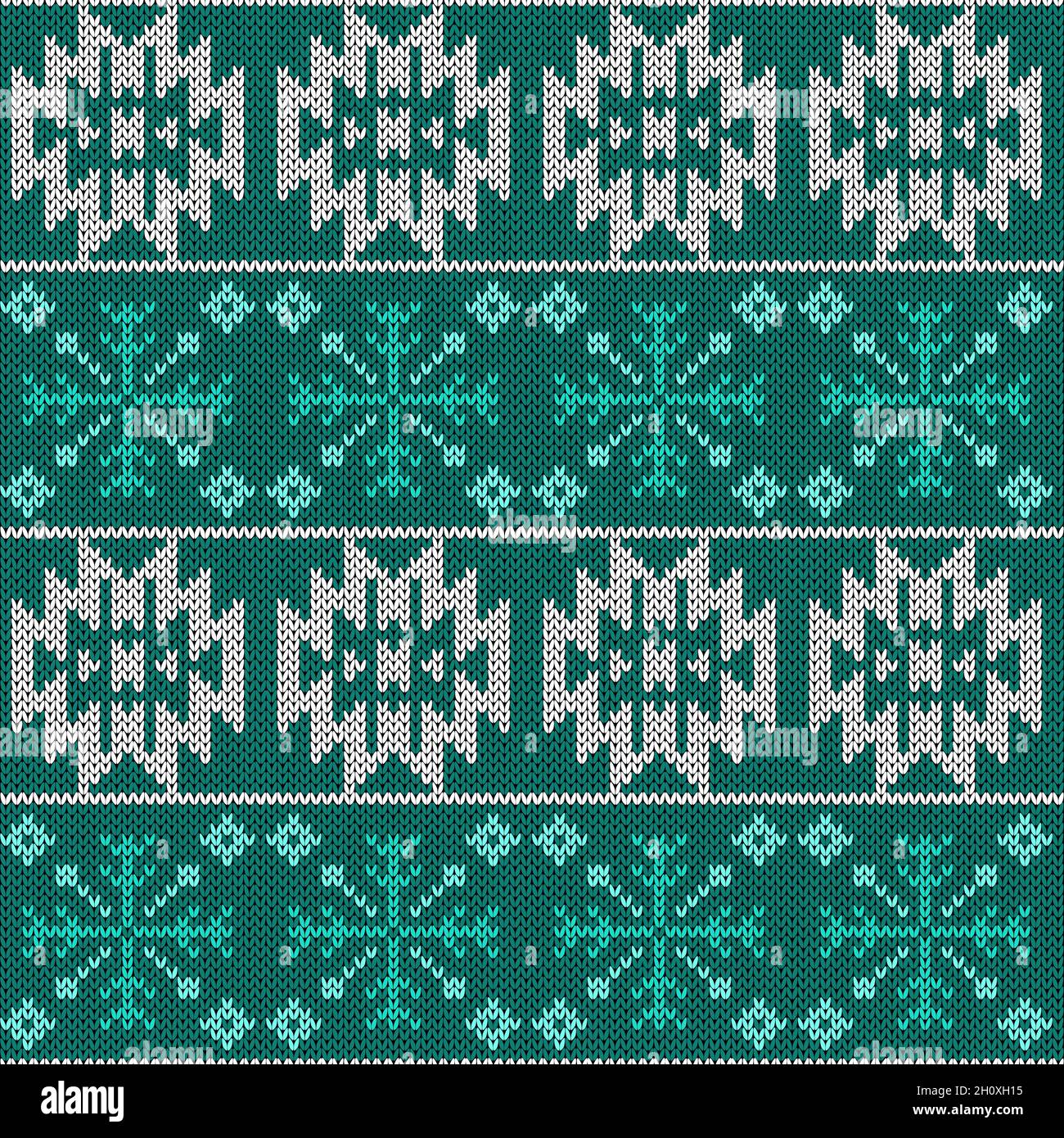 Geometrical ornate seamless knitted vector pattern as a fabric texture ...