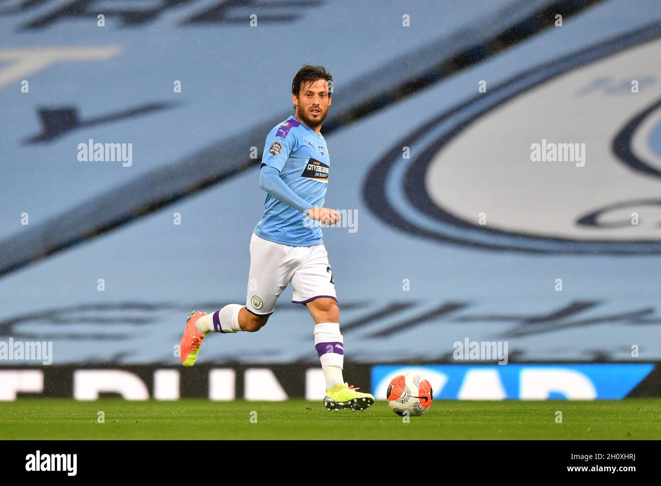 Manchester City's David Silva during the Premier League match at the ...
