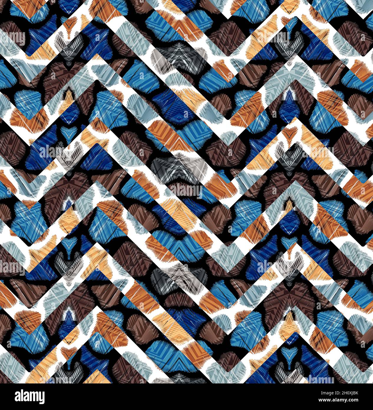 textile fashion prints, modern designs Stock Photo - Alamy