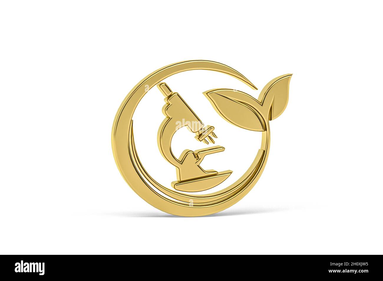 Gold microscope atom hi-res stock photography and images - Alamy