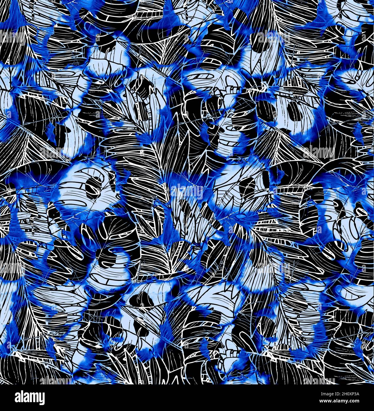 textile fashion prints, modern designs Stock Photo - Alamy