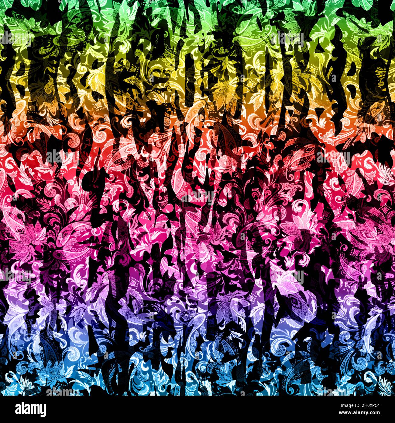 textile fashion prints, modern designs Stock Photo - Alamy