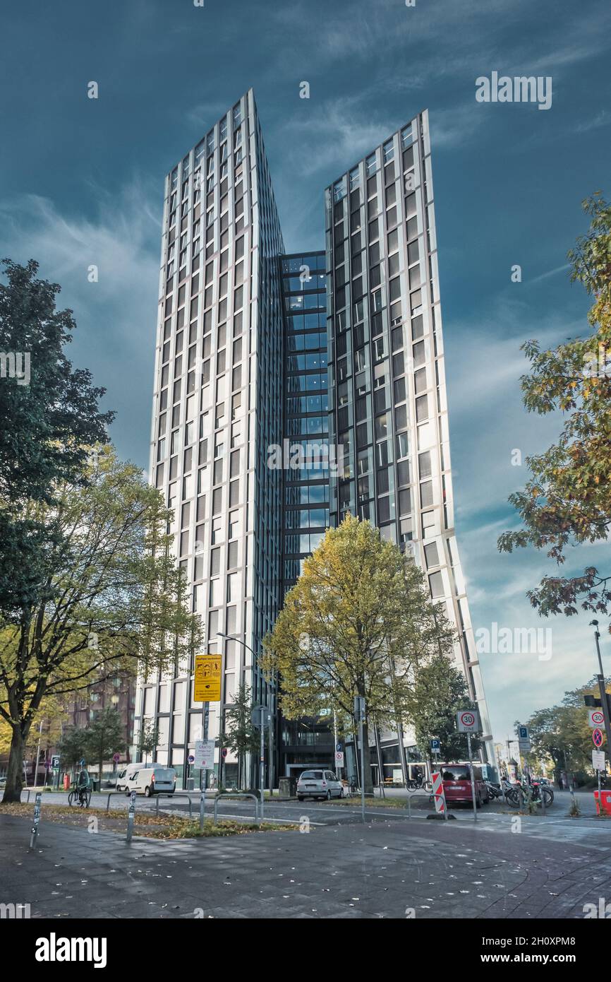 Dancing towers complex on Reeperbahn in Hamburg, Germany Stock Photo ...