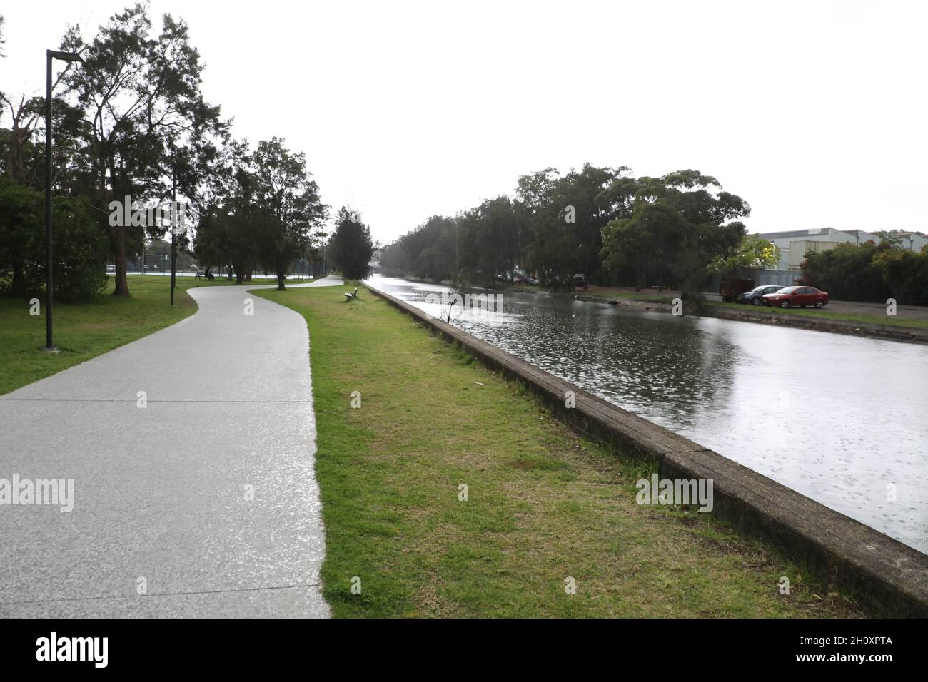 Hawthorne Canal shared path, Richard Murden Reserve, Haberfield, Sydney ...