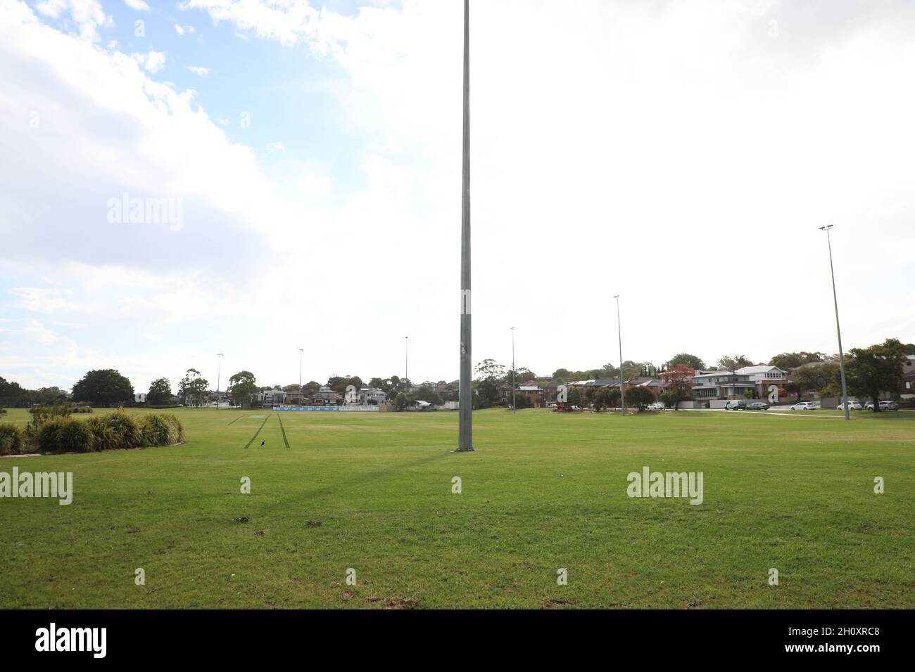 Timbrell Park, Five Dock viewed from Timbrell Drive Stock Photo - Alamy