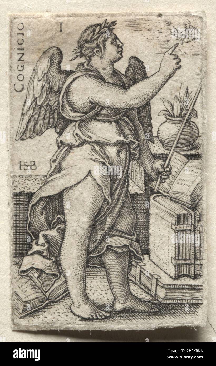 The Knowledge of God and the Seven Cardinal Virtues. Hans Sebald Beham ...