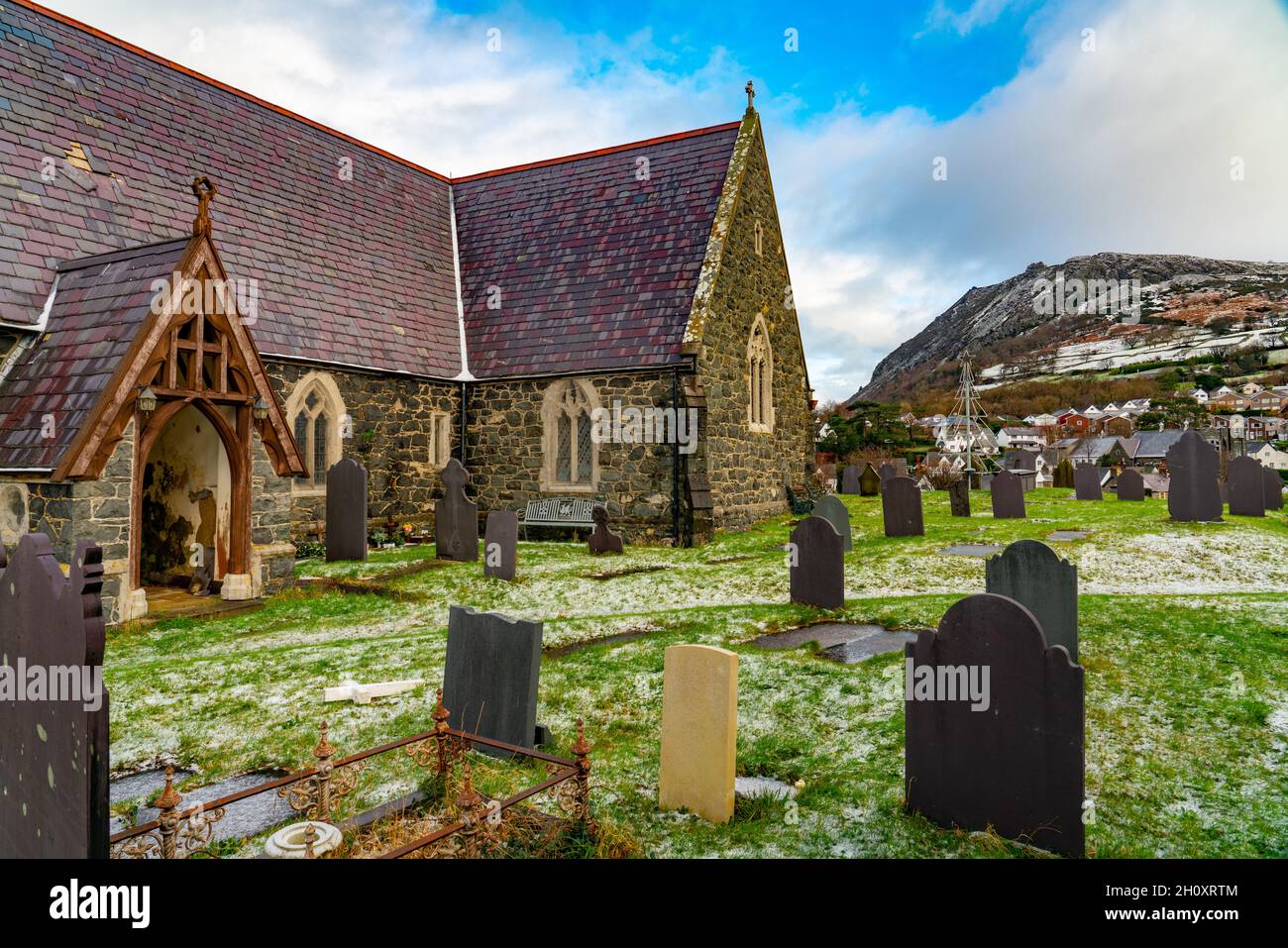 St Mary's Church, Pen Y Bryn, Llanfairfechan, Conwy, North Wales. The ...