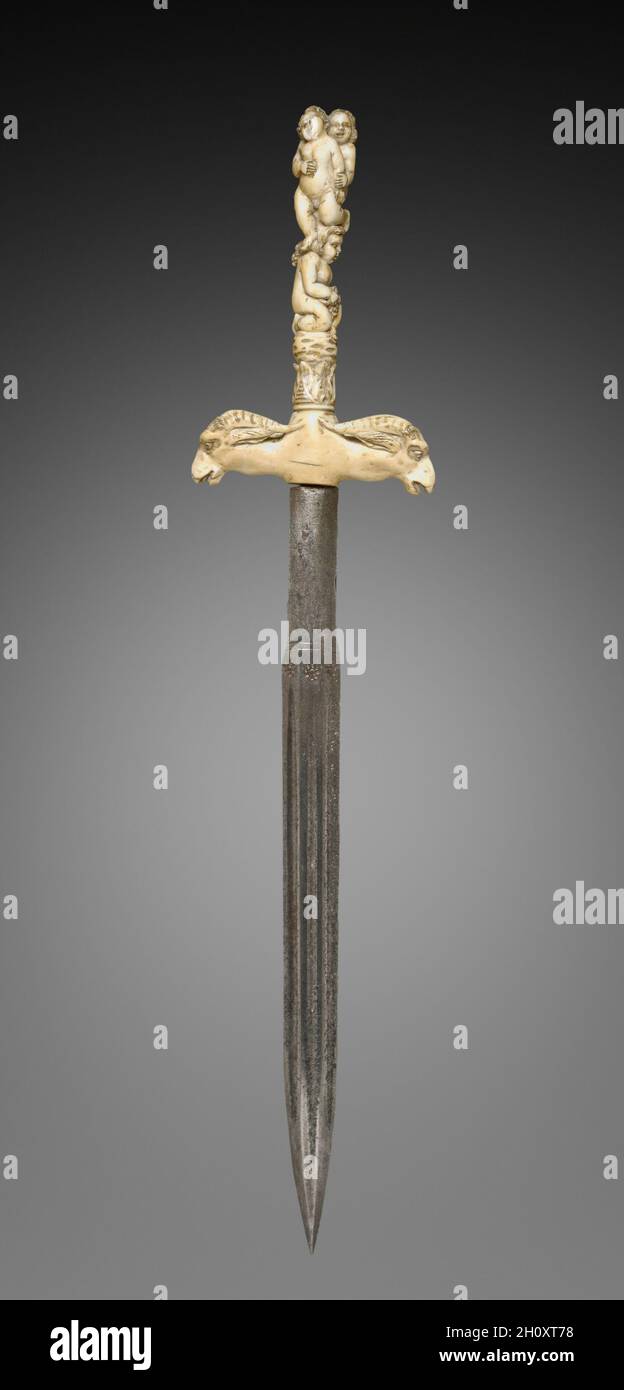Dagger, late 1600s. Italy, late 17th Century. Steel and ivory; overall ...