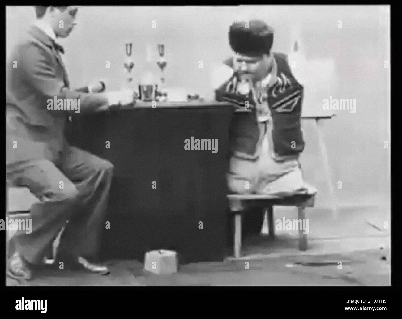 Vintage still of a man with no limbs Stock Photo - Alamy