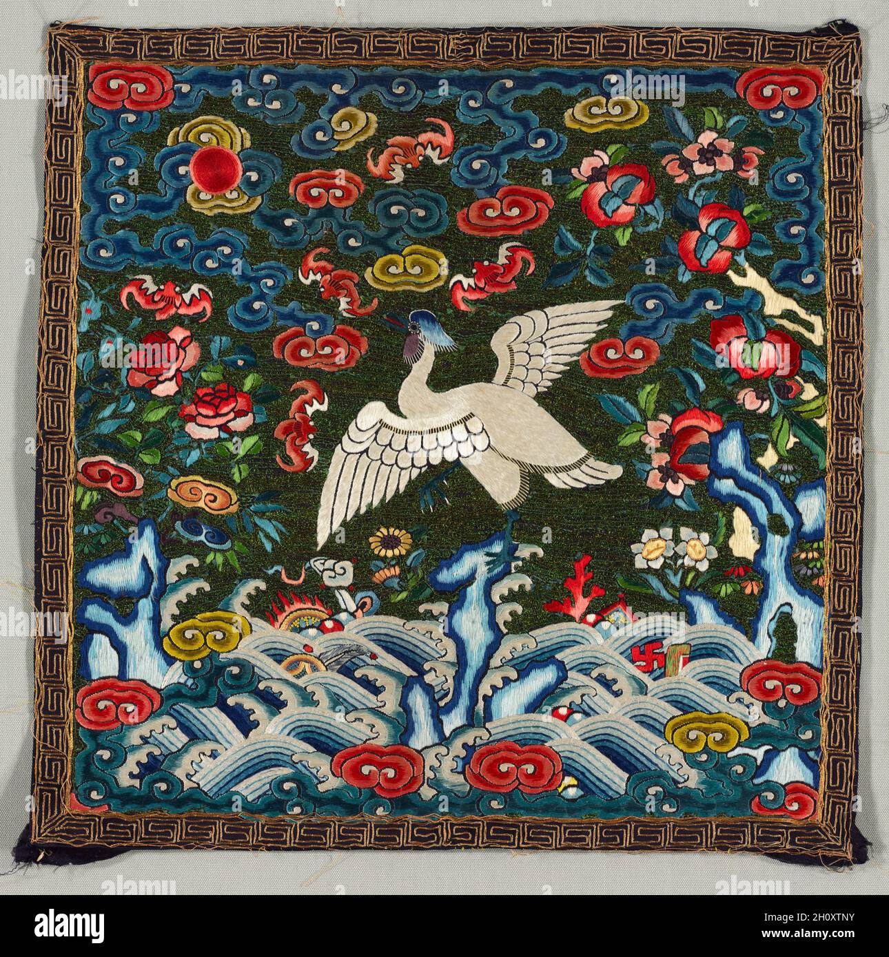 Rank Badge (buzi), 1736-95. China, Qing dynasty (1644-1911), Qianlong ...