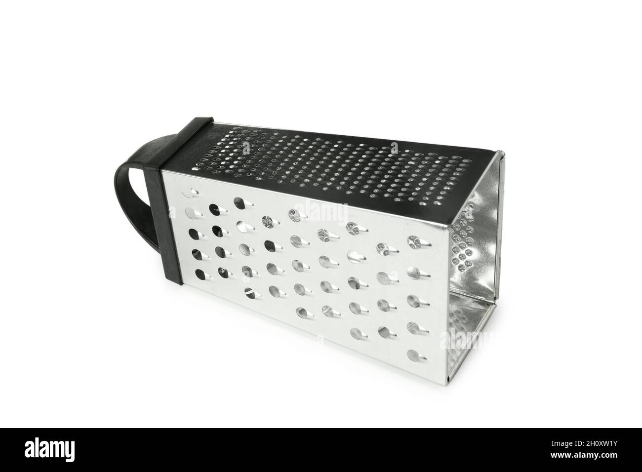 Metal grater isolated on white background, close up Stock Photo - Alamy