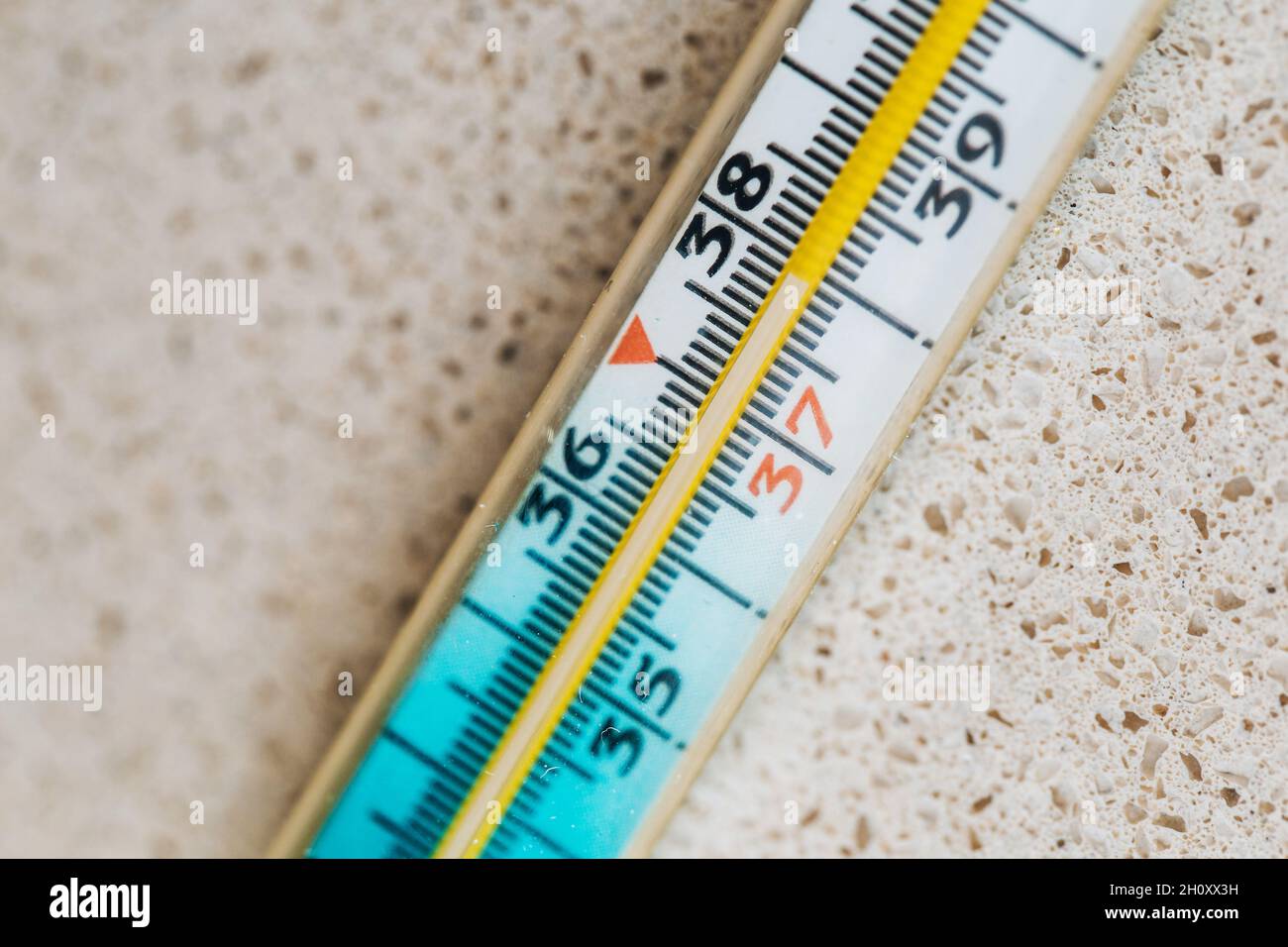 Measurement of human body temperature - fever in case of infection ...