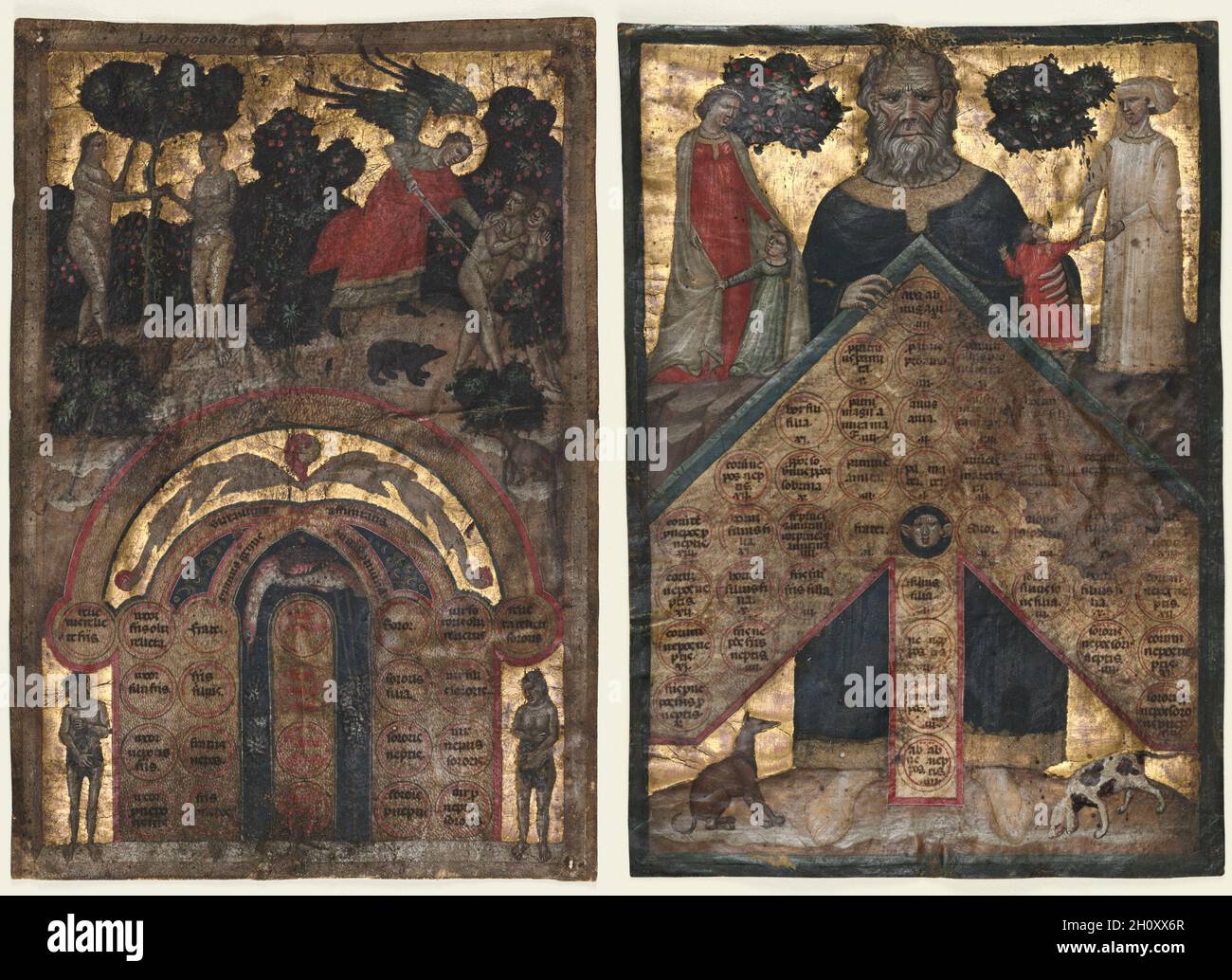 Leaves from a Volume of Johannes Andrea's "Lectura super arboris ...