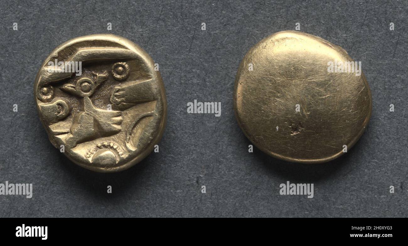 Quarter Stater: Tree (obverse); Plain Field (reverse), c. 125–20 BC ...