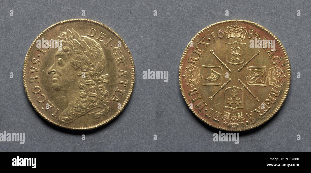 Charles ii coin guinea hi-res stock photography and images - Alamy