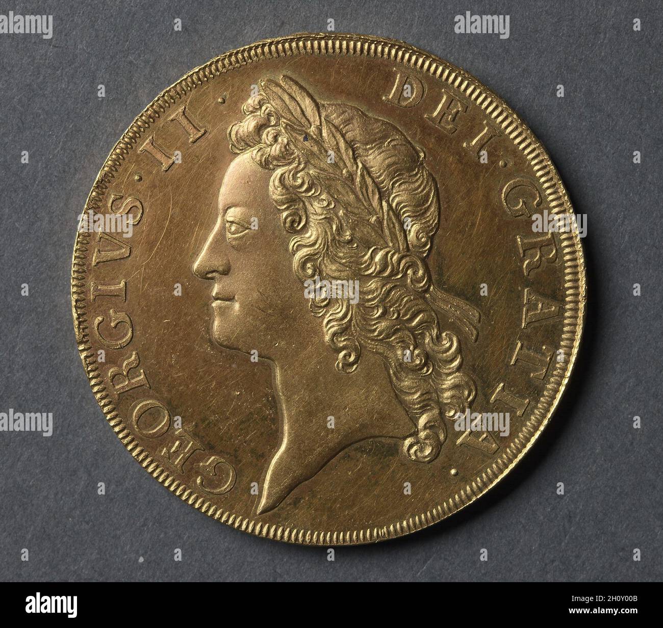Five Guineas: George II (obverse), 1731. England, George II, 1727-1760 ...