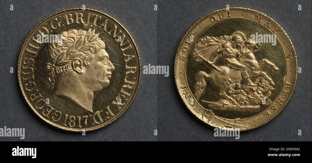 Sovereign: George III (obverse); St. George and the Dragon (reverse ...