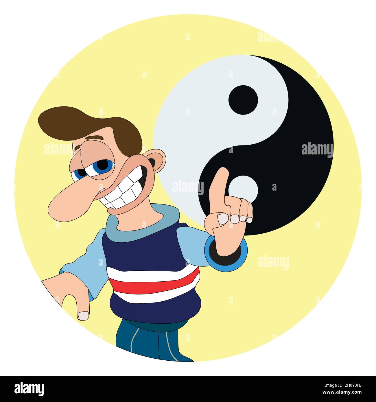 Yin yang vectors hi-res stock photography and images - Alamy