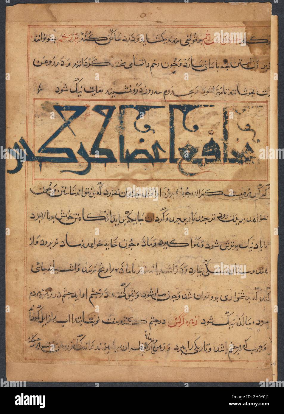 "Benefits of the Parts of Vultures" (From the Manafi' al-Haywan of Abu ...