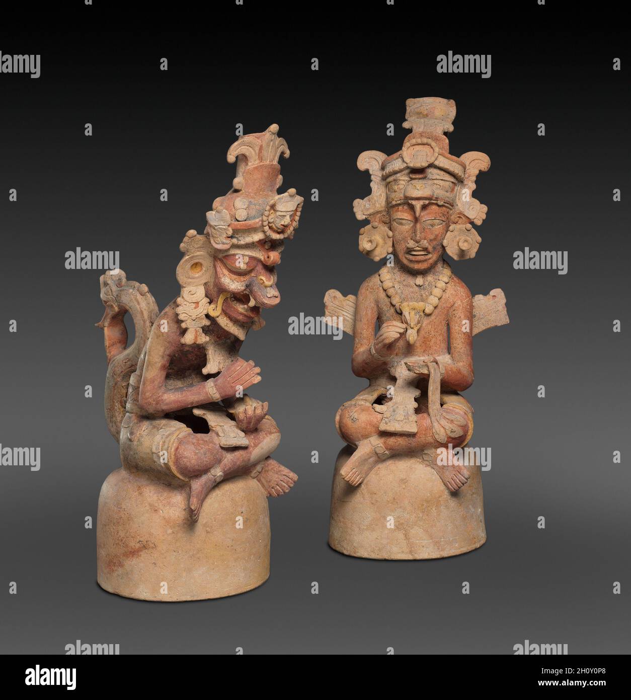Two Artisans, AD 250-600. Guatemala, Petén region, Maya style (250-900 ...